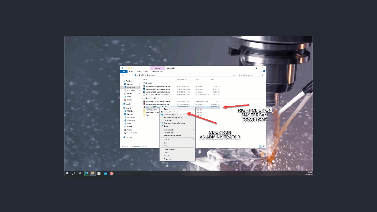 mastercam install GIF